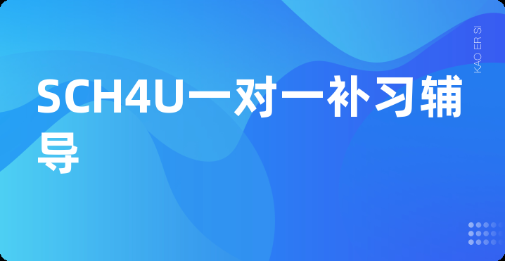 SCH4U一对一补习辅导 - 考而思在线
